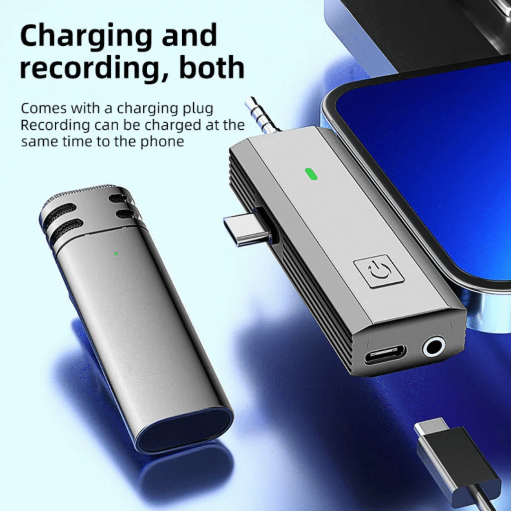 Mini Micro Cravate Sans Fil, pour tout Smartphone - Caméra | Sunuvix